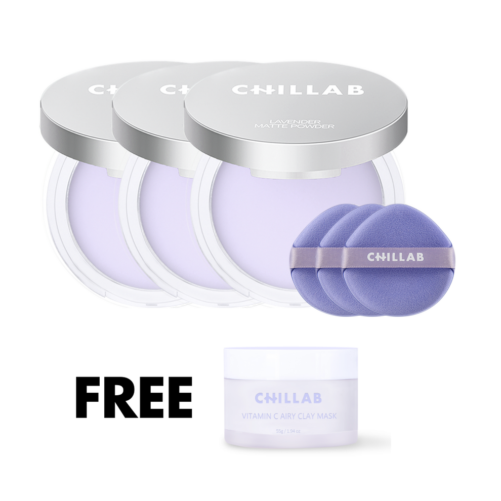 CHILLAB Lavender Matte Powder Powder-Free Innovation Ultra Oil Control