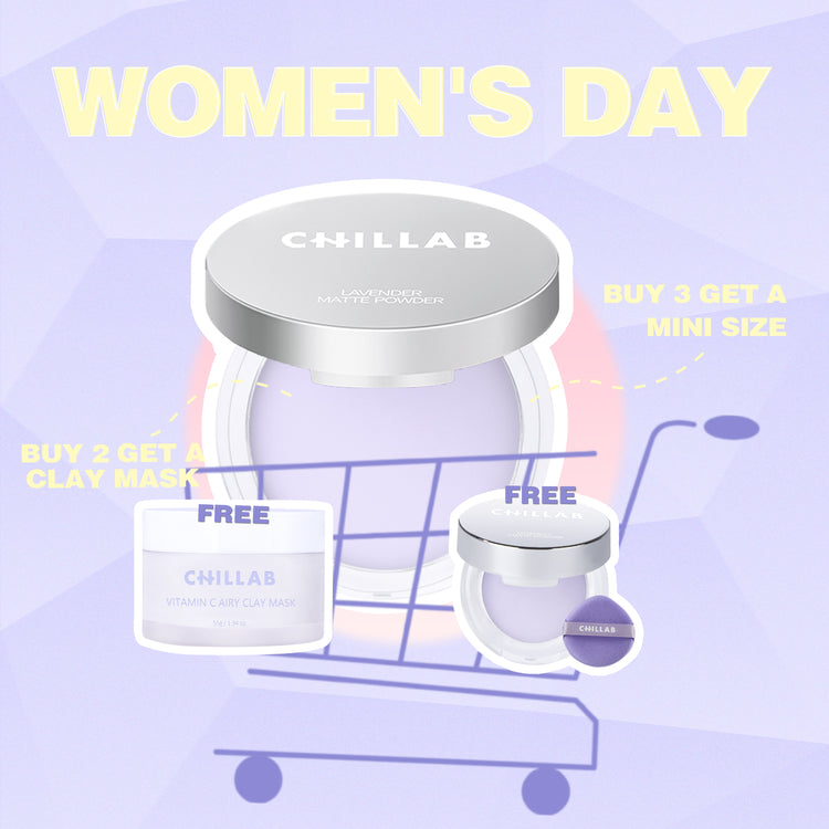 CHILLAB Lavender Matte Powder Powder-Free Innovation Ultra Oil Control